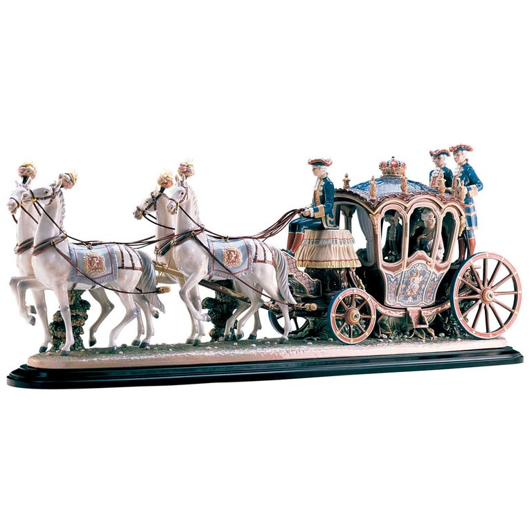18th Century Coach Sculpture, Limited Edition For Sale at 1stdibs