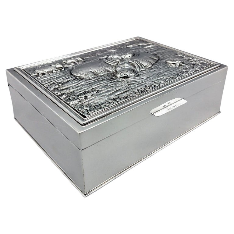 solid silver boxes