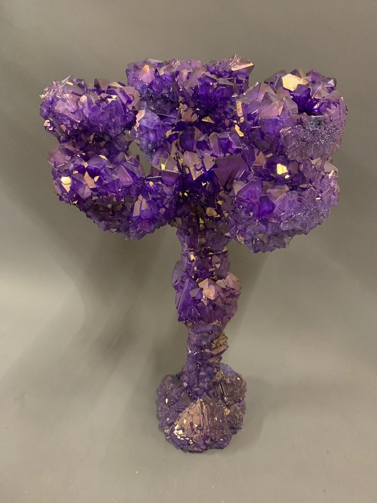 XXL Amethyst Overgrown Candelabra, Mark Sturkenboom For Sale at 1stDibs