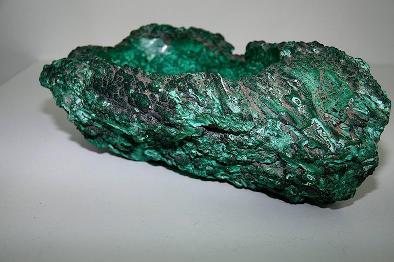 Extra Large Ashtray in Malachite or Vide-Poche at 1stDibs
