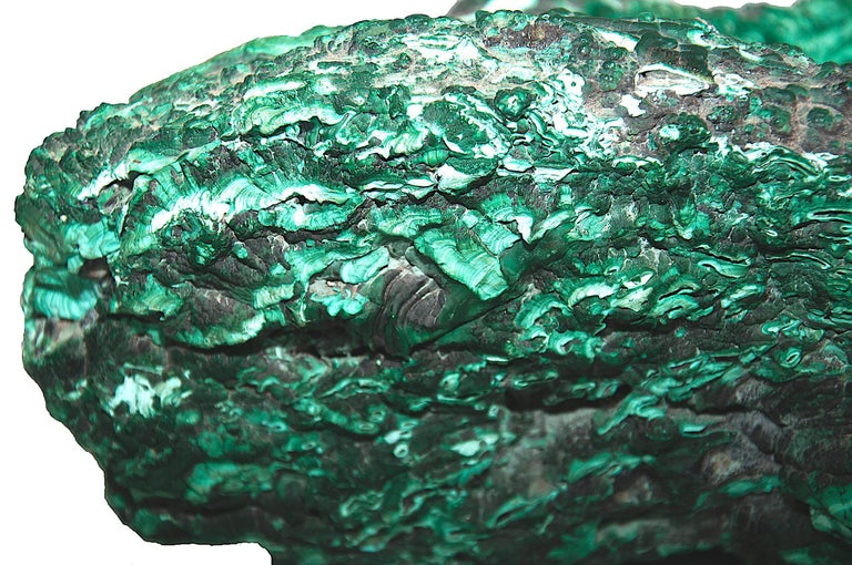 Extra Large Ashtray in Malachite or Vide-Poche at 1stDibs
