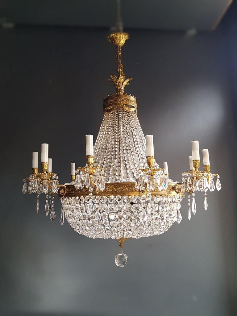 XXL Huge Montgolfièr Empire Sac a Pearl Chandelier Crystal Lustre ...