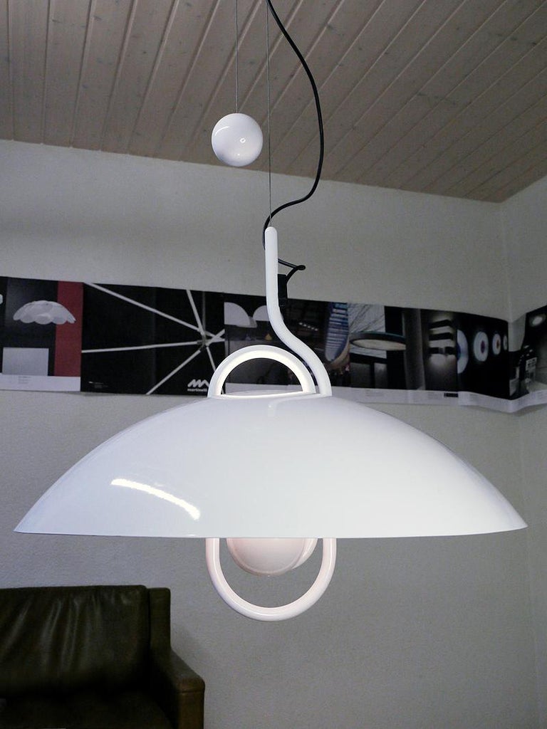 XXL Martinelli Luce Moon Pendant Lamp Architectural Metal Dome Ceiling ...