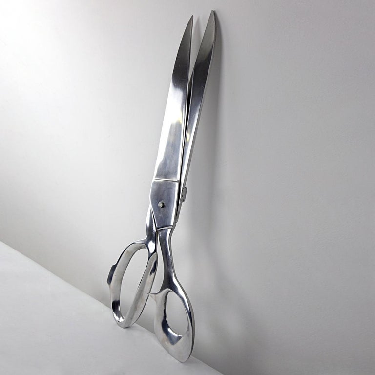 Extra Large Pair of Scissors Made of Aluminium at 1stDibs