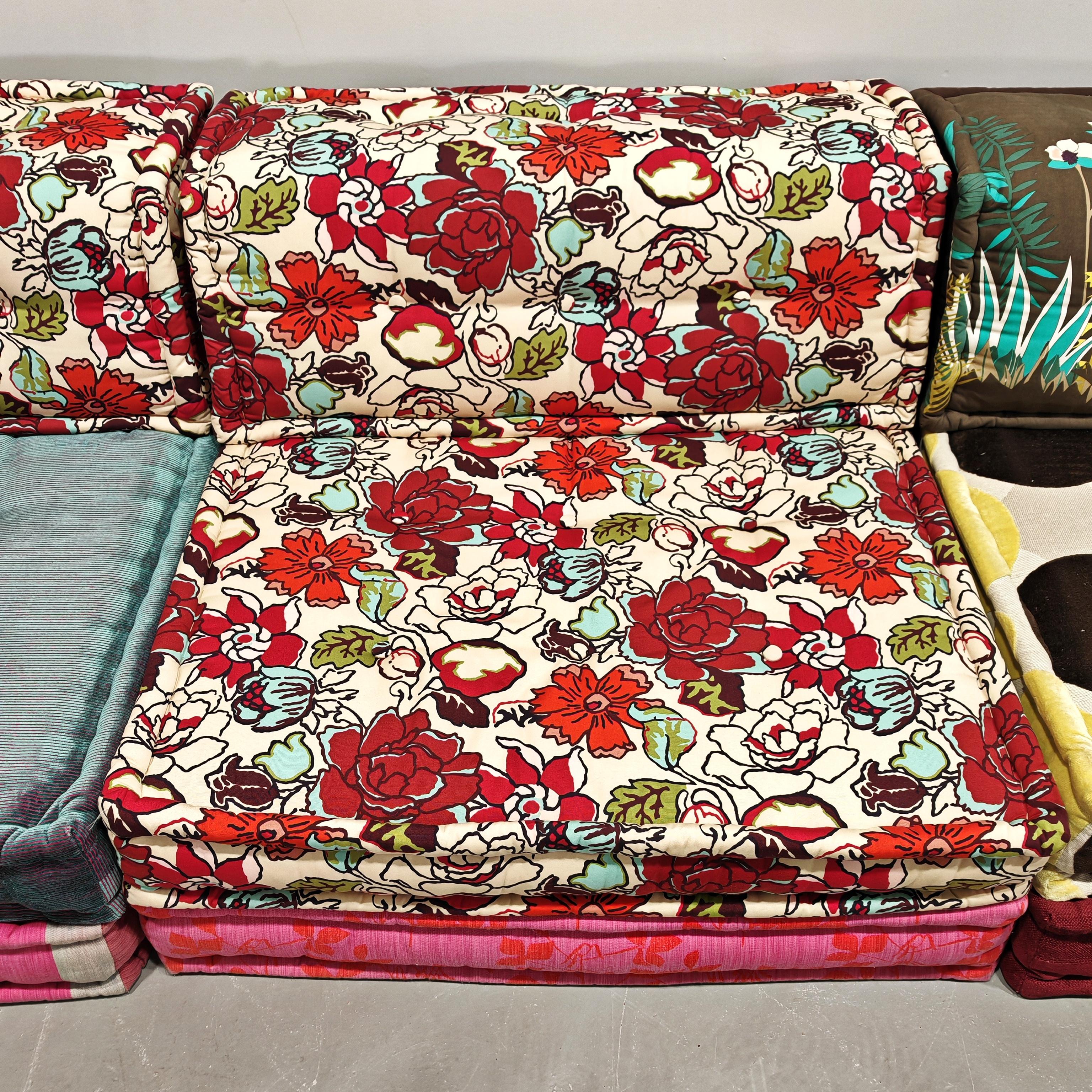 XXL Roche Bobois Mah Jong by H. Hopfer Missoni Kenzo fabric - 27 pieces ...