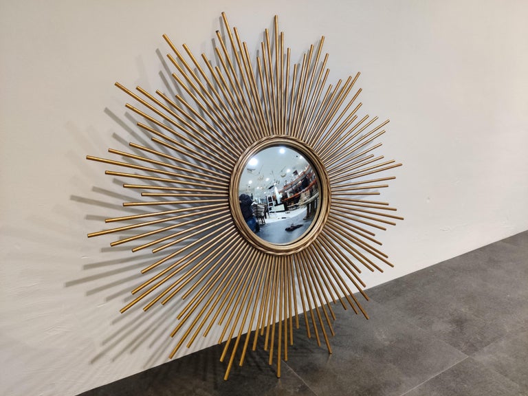 Extra Large Sunburst Mirror, 1960s at 1stDibs