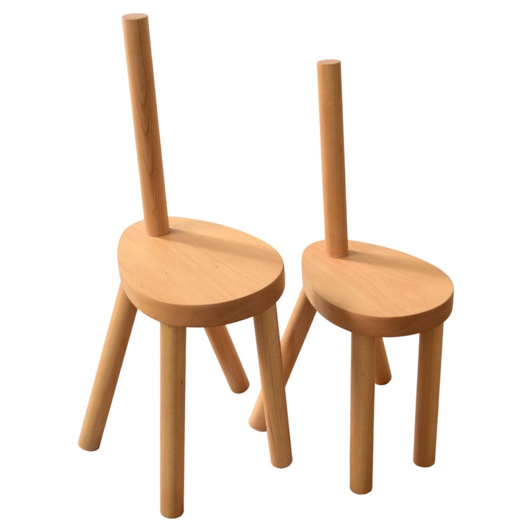 "Y" Chair 41cm Solid Beech Wood and Metal Joints For Sale at 1stDibs
