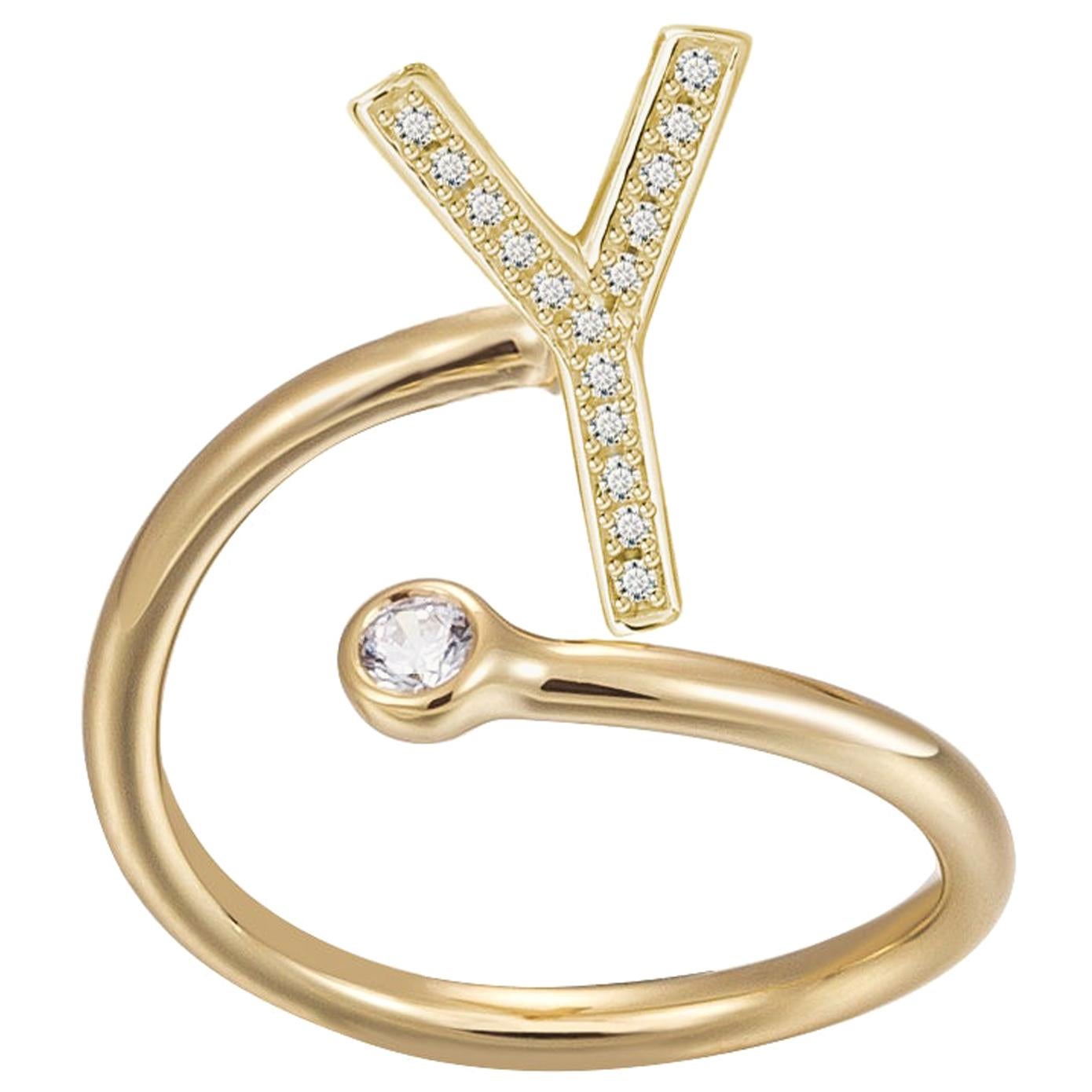 Initial L Ring - 57 For Sale on 1stDibs