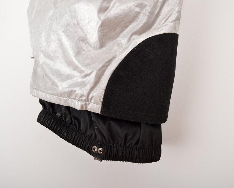 Y2k Prada 2000'S Silver Linea Rossa Metallic Ski Pants Trousers For ...