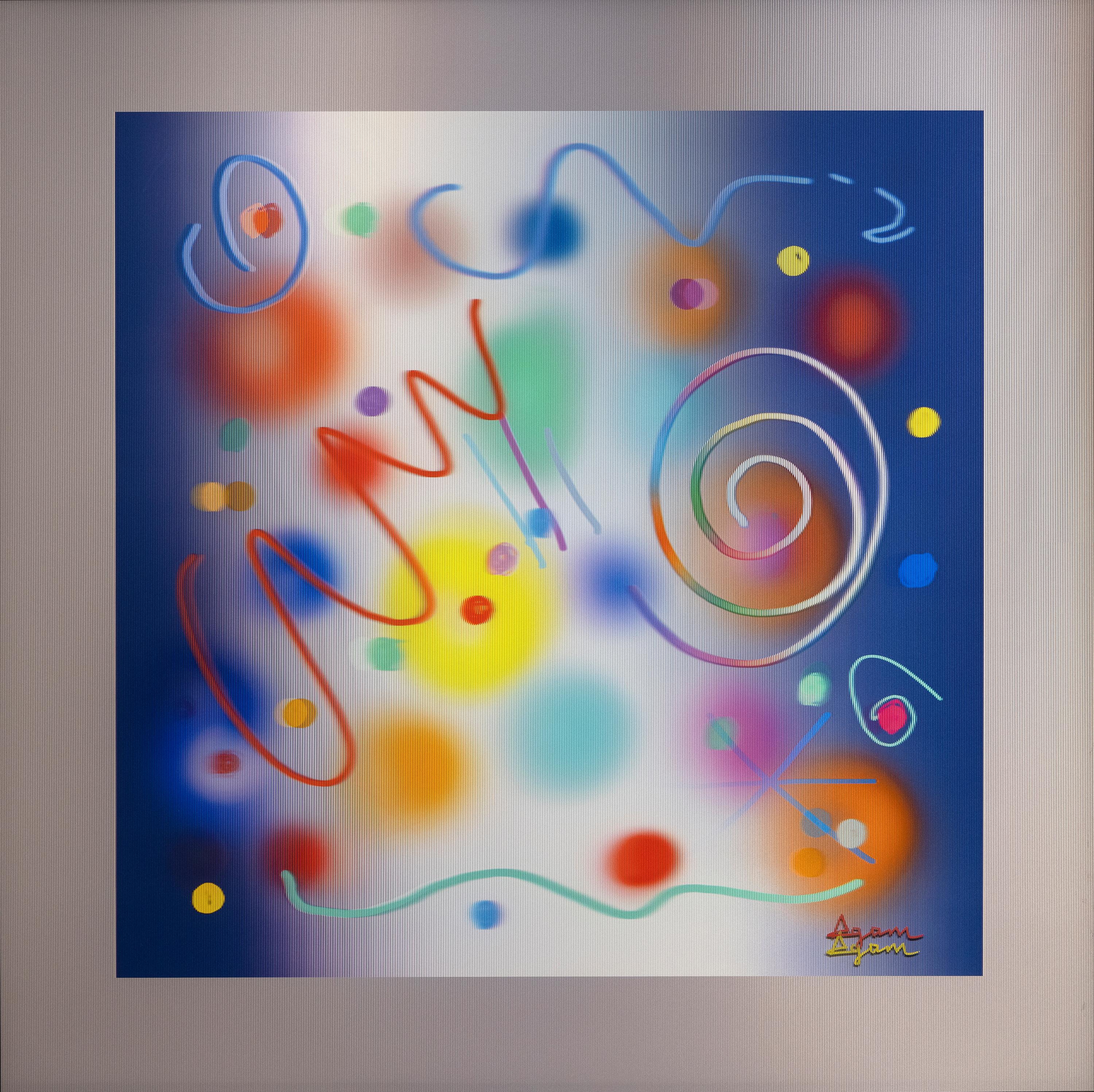 Yaacov Agam Spinning Polymorph Sculpture Kentic at 1stDibs