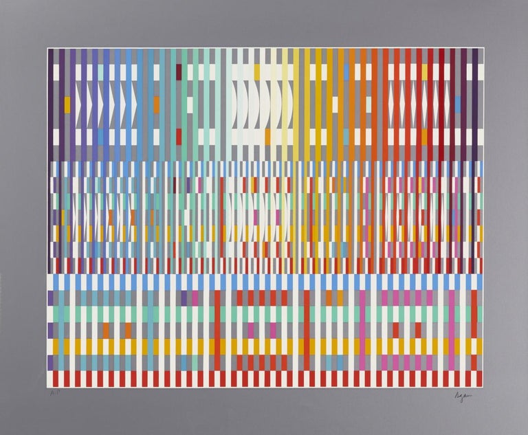Yaacov Agam - BLESSING (DARK) For Sale at 1stDibs