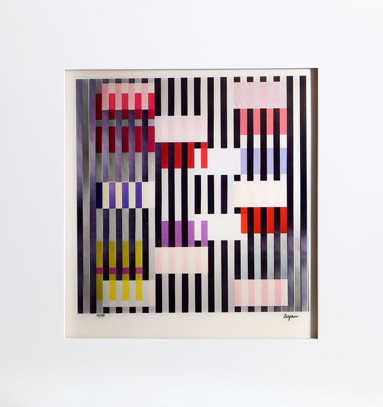Yaacov Agam - Color and Space, Agamograph by Yaacov Agam For Sale at ...