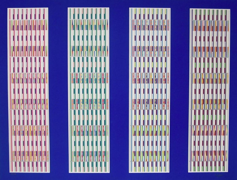 Yaacov Agam - Four Visual Orchestrations, Yaacov Agam For Sale at 1stDibs