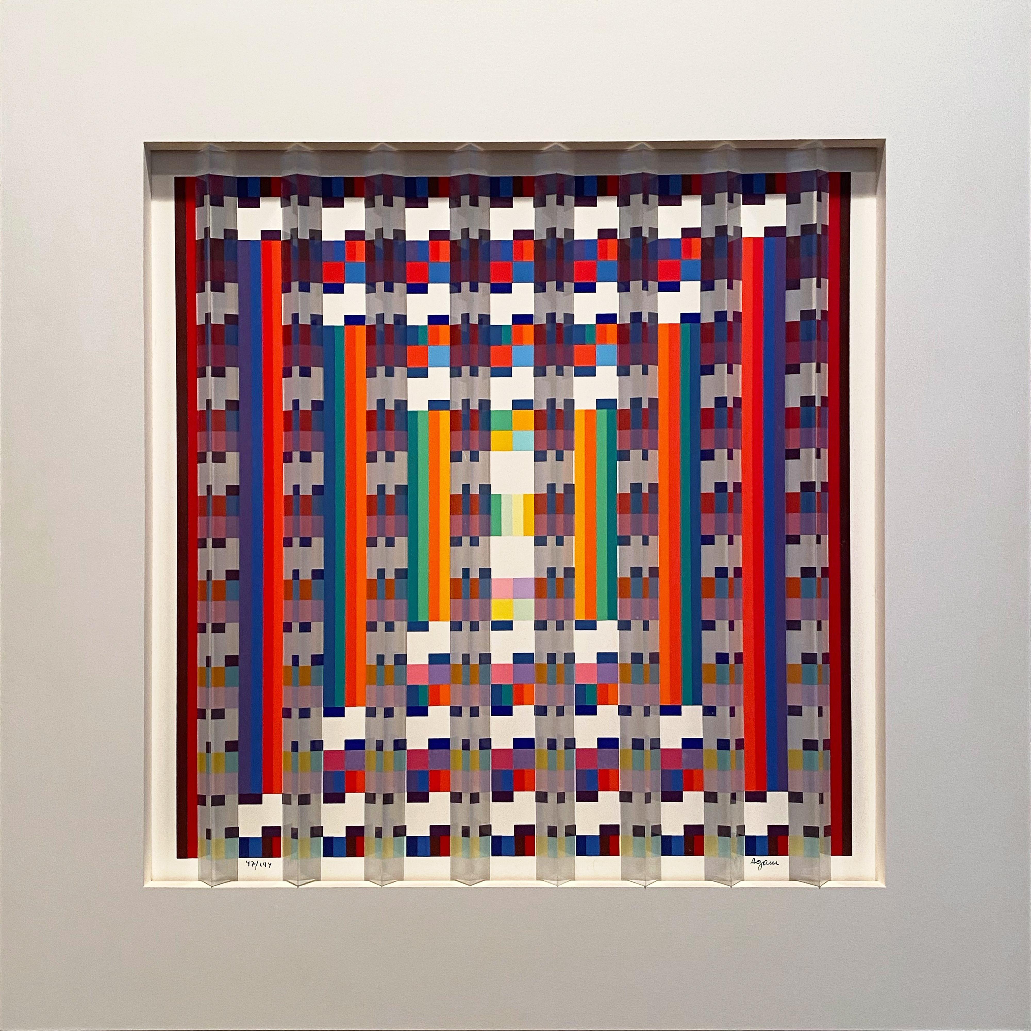 Yaacov Agam - 'Image Aquatic' Prismagraph with Polymer Print Surface at ...