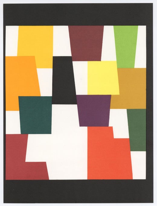 Yaacov Agam - Agamograph no. 17, Abstract Geometric Op Art Lenticular ...