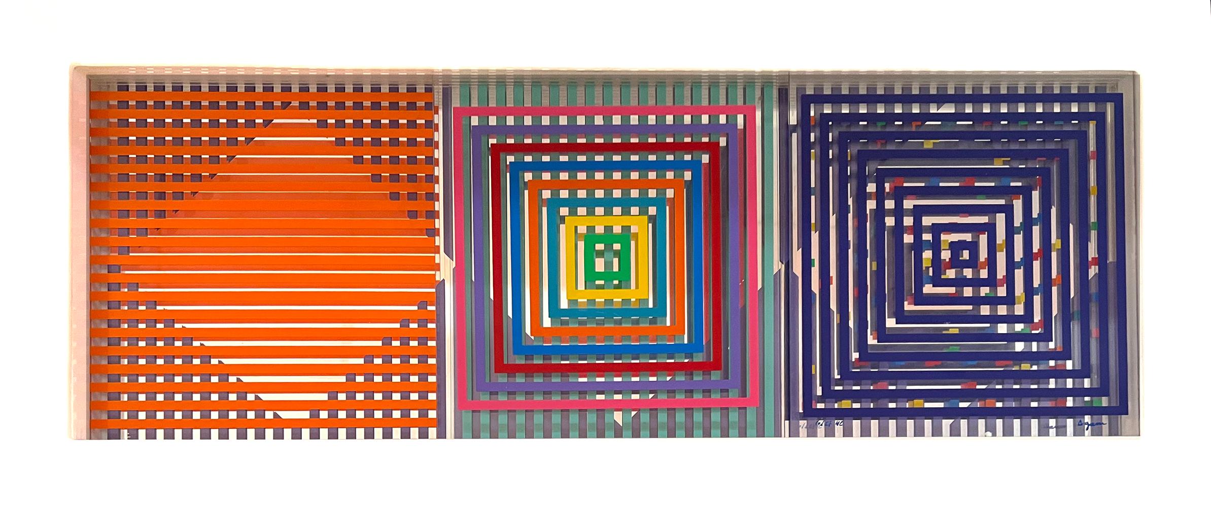 Yaacov Agam - "VISUAL RELATIONSHIP" - DYNAMOGRAPH 1980 at 1stDibs