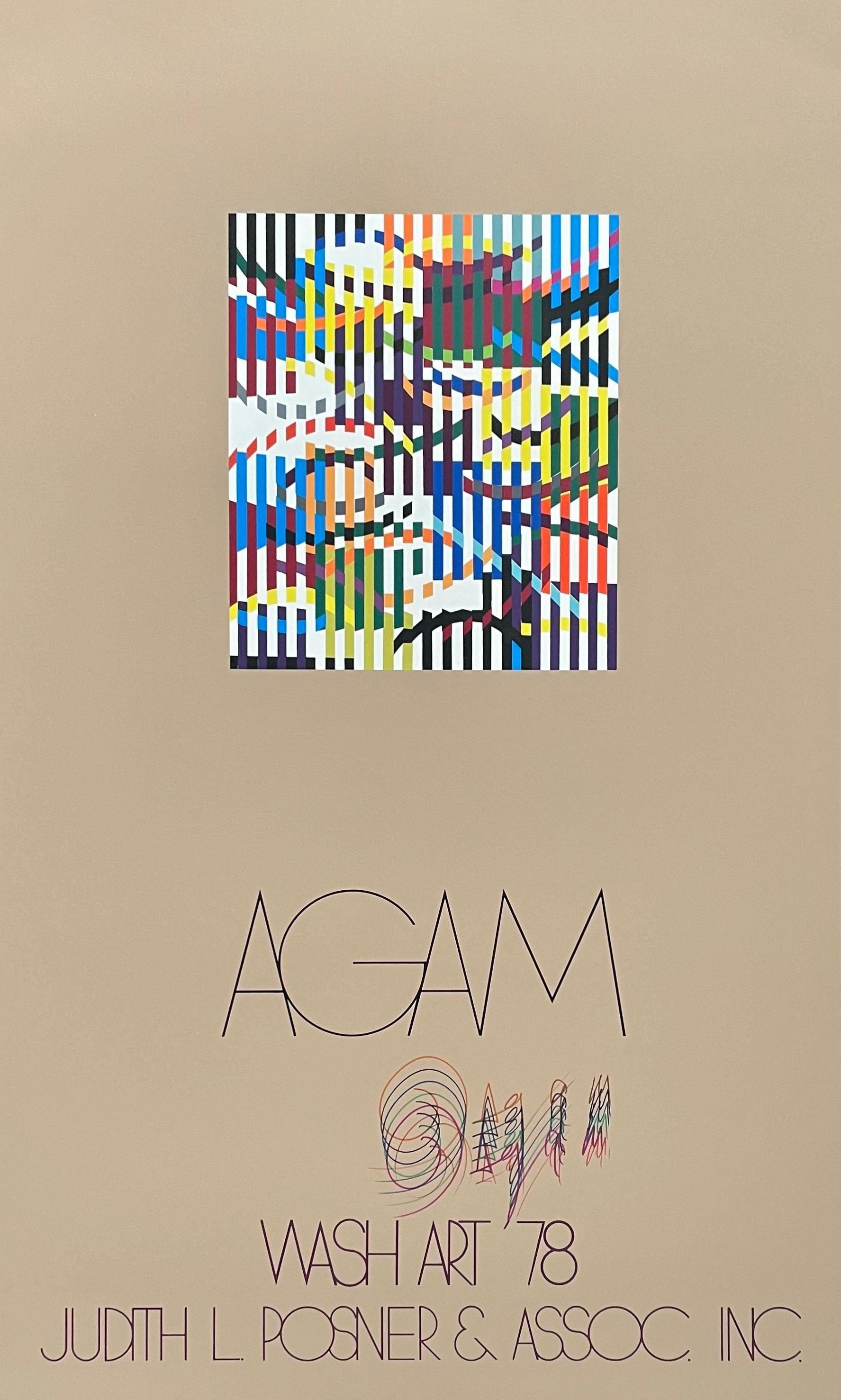Yaacov Agam Art - 117 For Sale at 1stDibs | yaacov agam art for sale ...