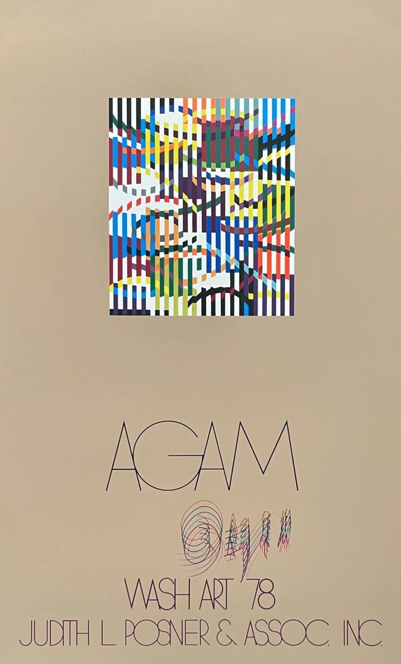 Yaacov Agam Art - 125 For Sale at 1stDibs | yaacov agam art for sale ...