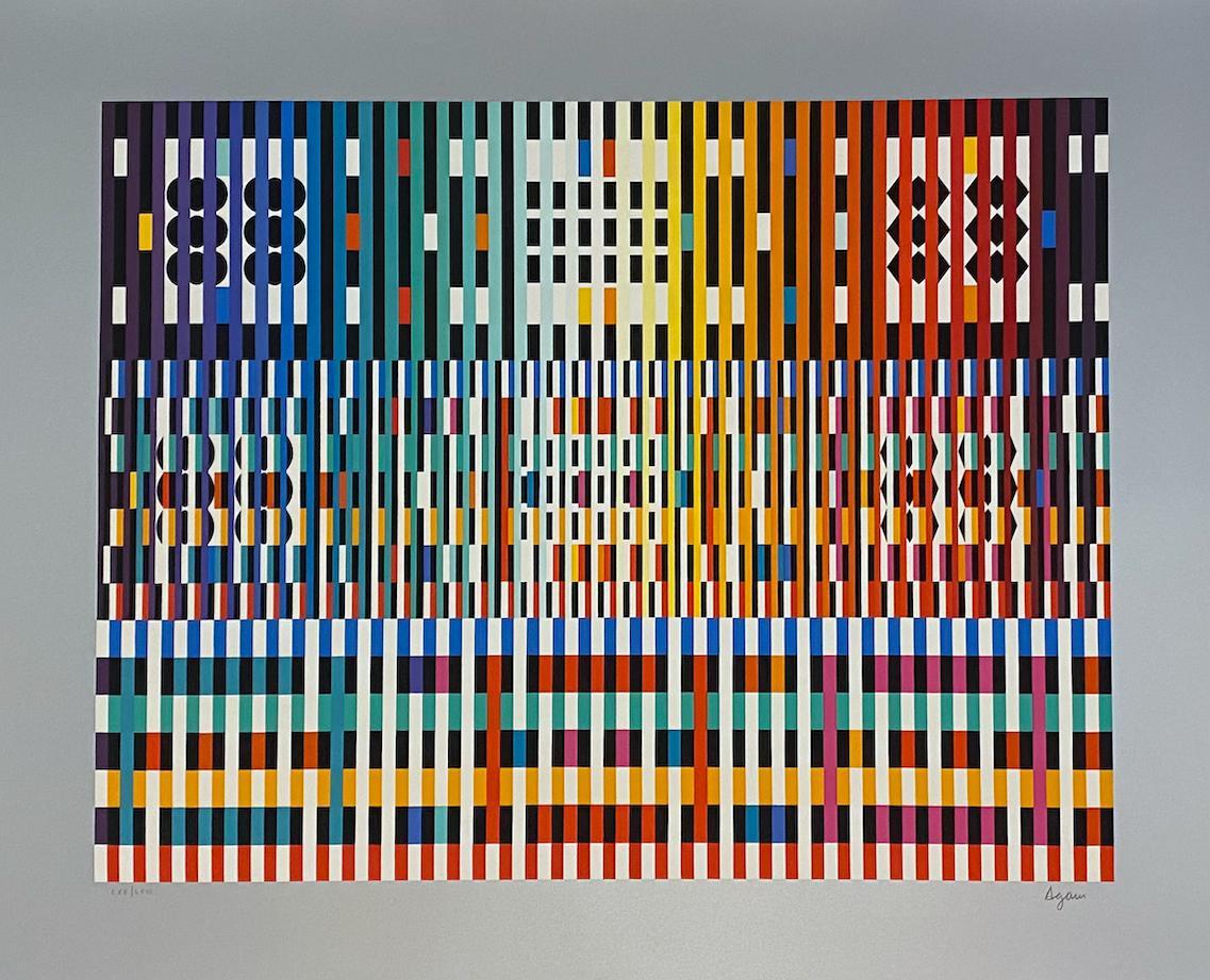 Yaacov Agam - Yaacov Agam Thanksgiving at 1stDibs | 30 x 42 paper size ...