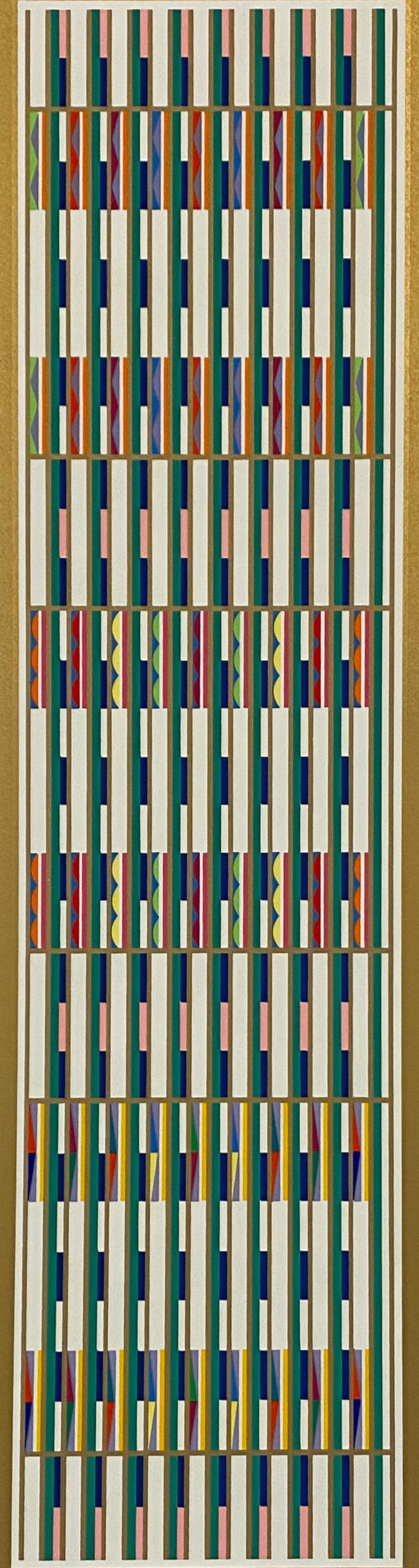 Yaacov Agam - Yaacov Agam Untitled Vertical Orchestration For Sale at ...
