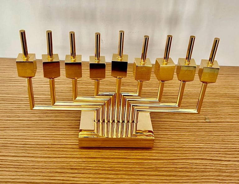 Yaacov Agam - Chanukiya ,Judaica For Sale at 1stDibs
