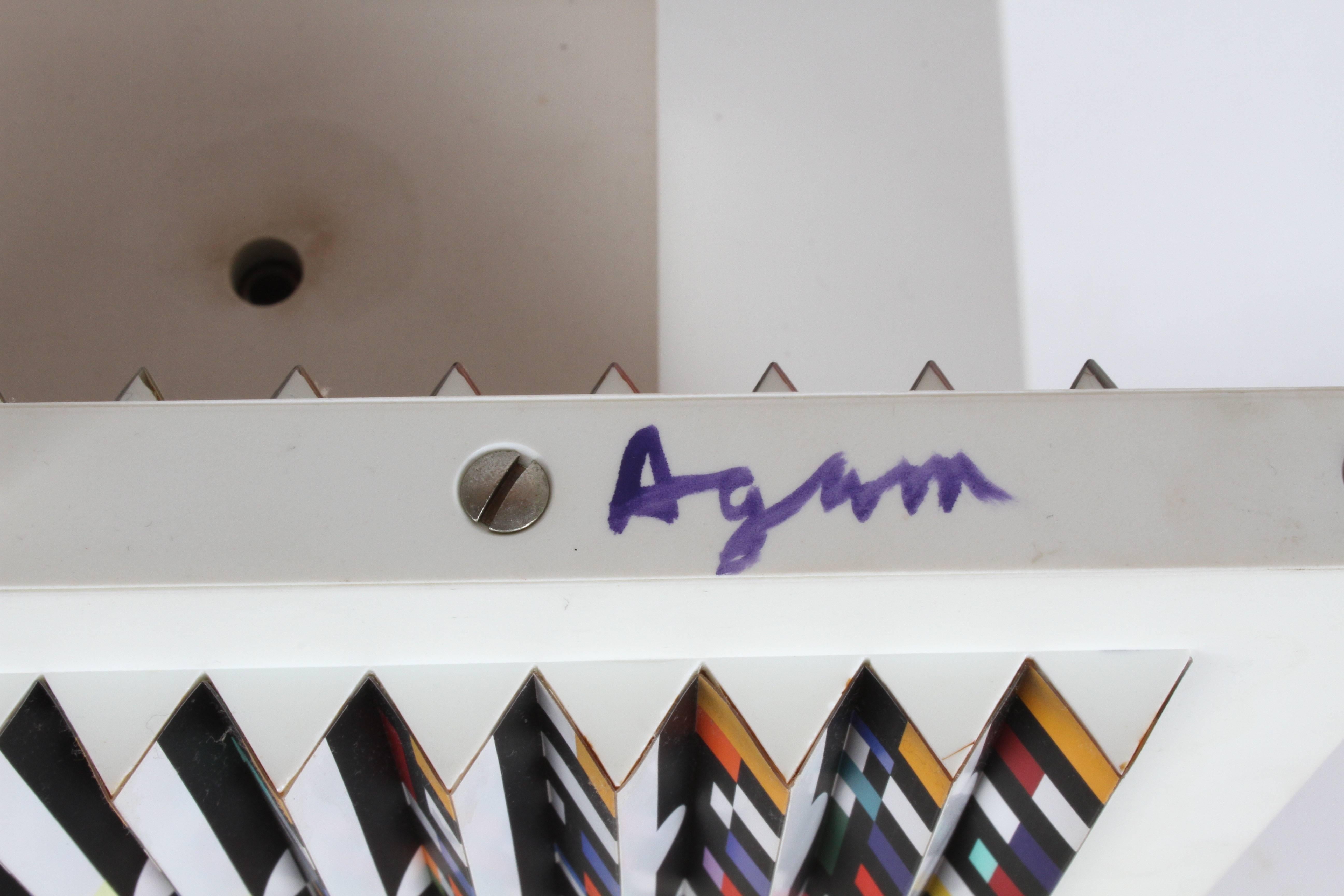 Yaacov Agam Spinning Polymorph Sculpture Kentic at 1stDibs