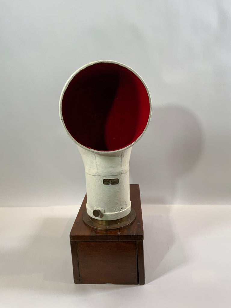 Yacht Dorade Vent on Mahogany Box For Sale at 1stDibs