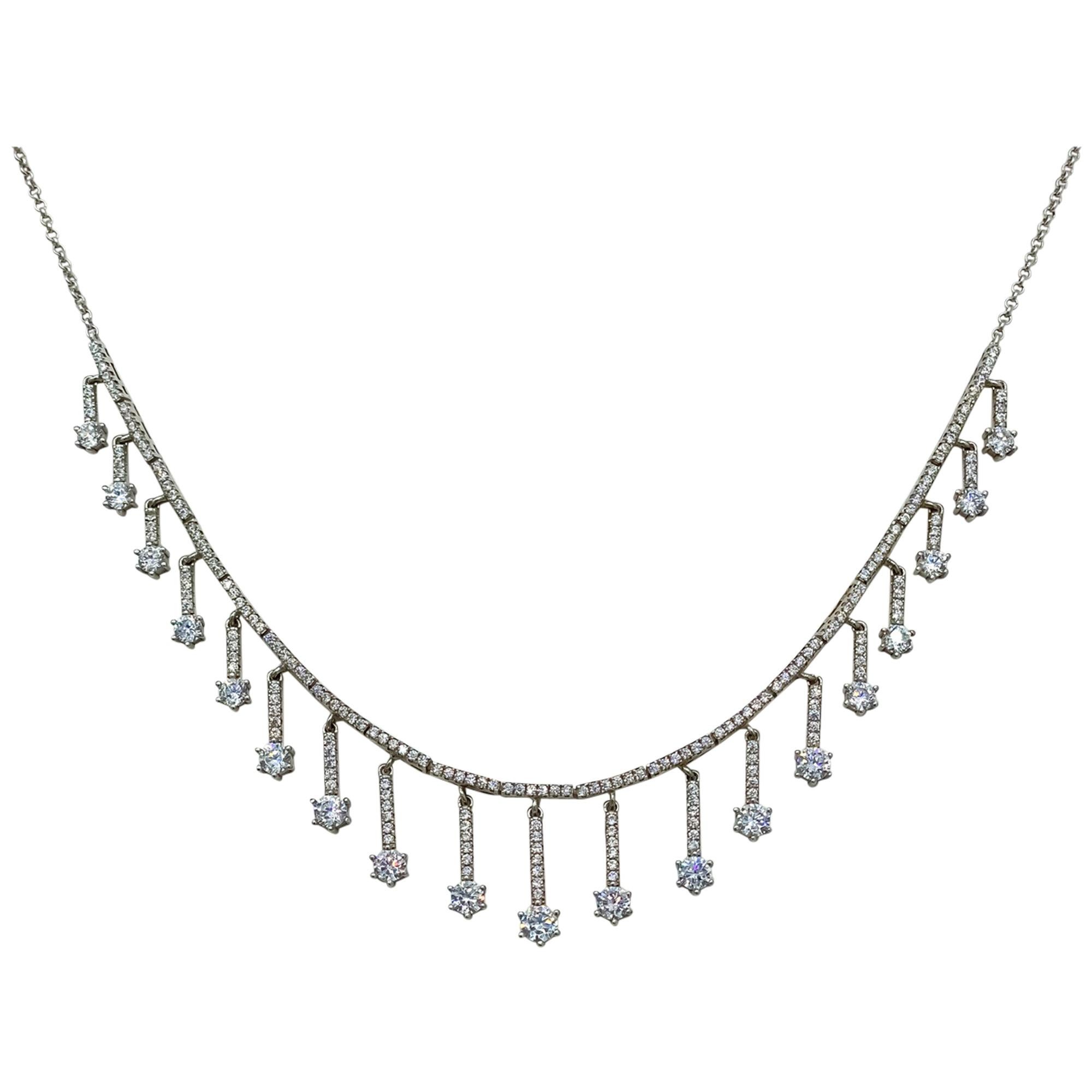 Halston by Elsa Peretti Silver Bean Necklace at 1stDibs