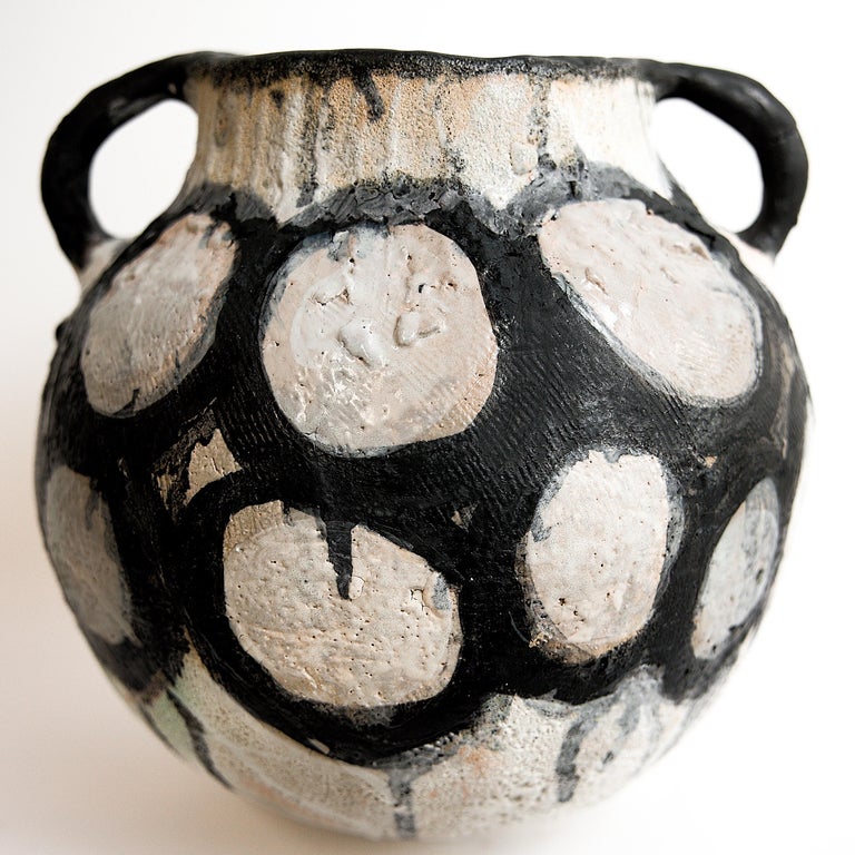 Yakishime Moon Art Vase III For Sale at 1stDibs