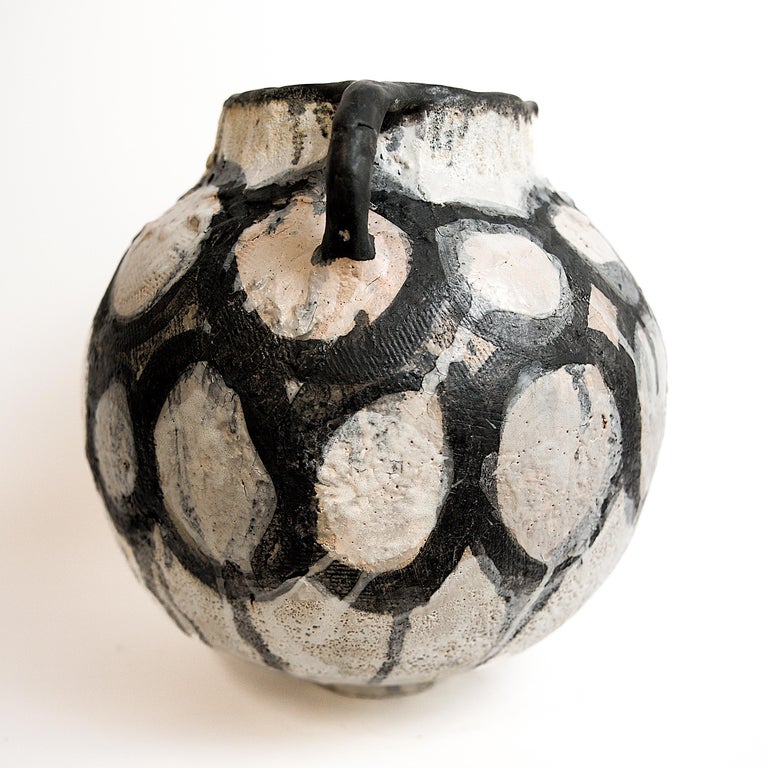 Yakishime Moon Art Vase III For Sale at 1stDibs