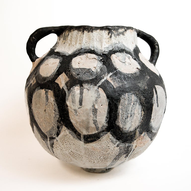 Yakishime Moon Art Vase III For Sale at 1stDibs