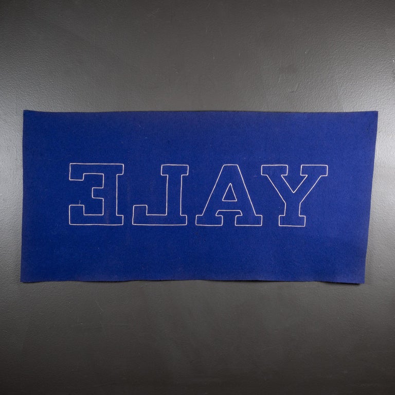 Yale University Banner, circa 1920 For Sale at 1stDibs