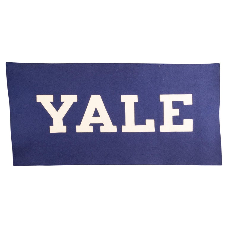 Yale University Banner, circa 1920 For Sale at 1stDibs