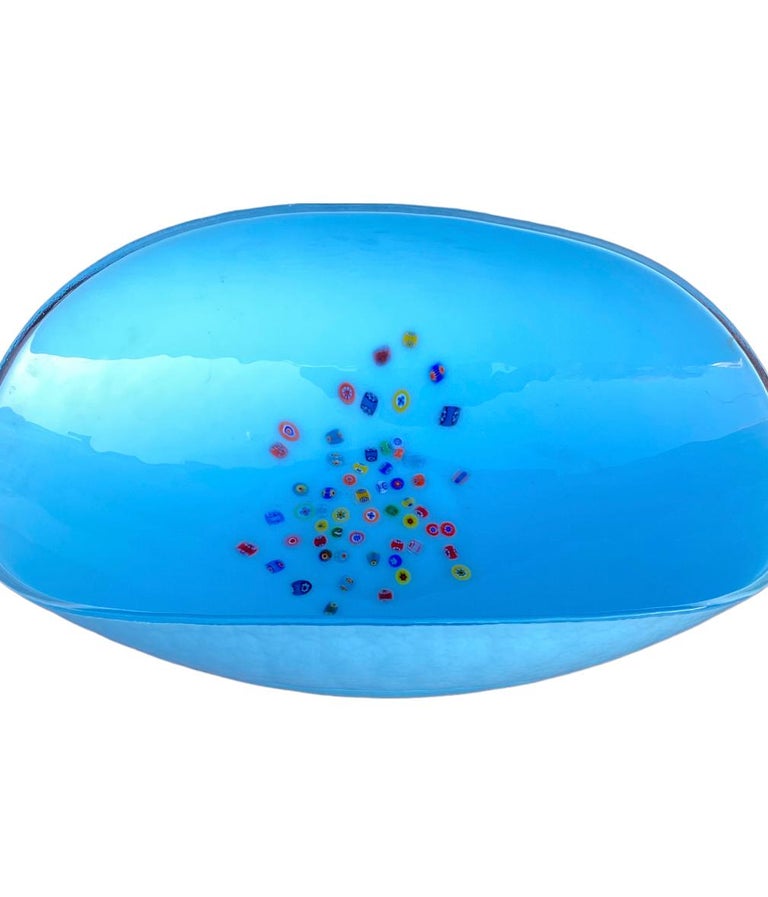 Yalos Casa Murano Blown Glass Bowl Centrepiece For Sale at 1stDibs