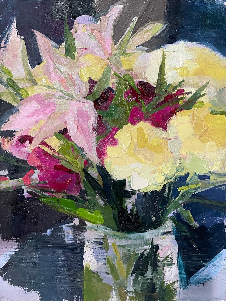 Yana Beylinson - "Glass Table", Oil Painting For Sale at 1stDibs