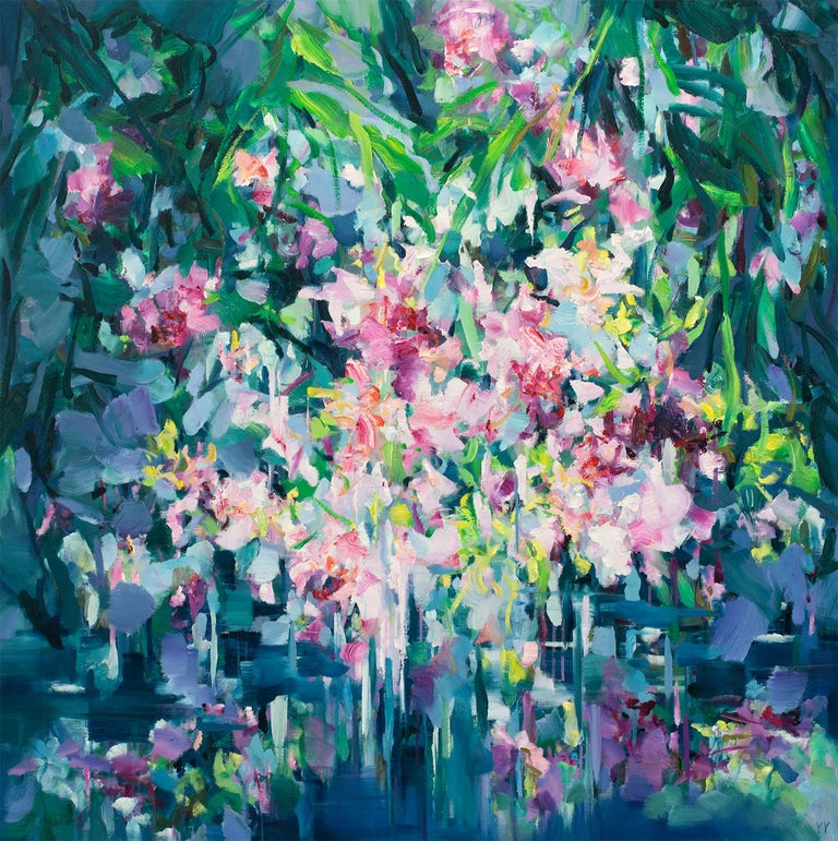 Yangyang Pan - Abstract Expressionist Painting by Yangyang Pan 'Forest ...