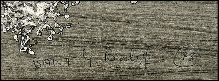 Yannick Ballif - Yannick Ballif Color Carborundum Etching HAND SIGNED ...