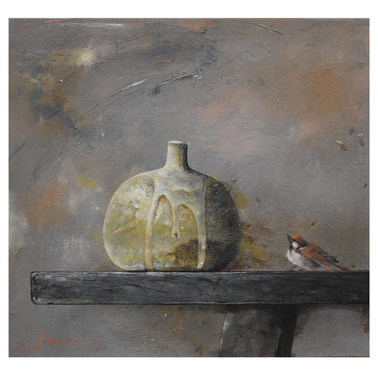 Yap Chin Hoe - Joy In The Mundane I, Sparrow and ceramic porcelain ...