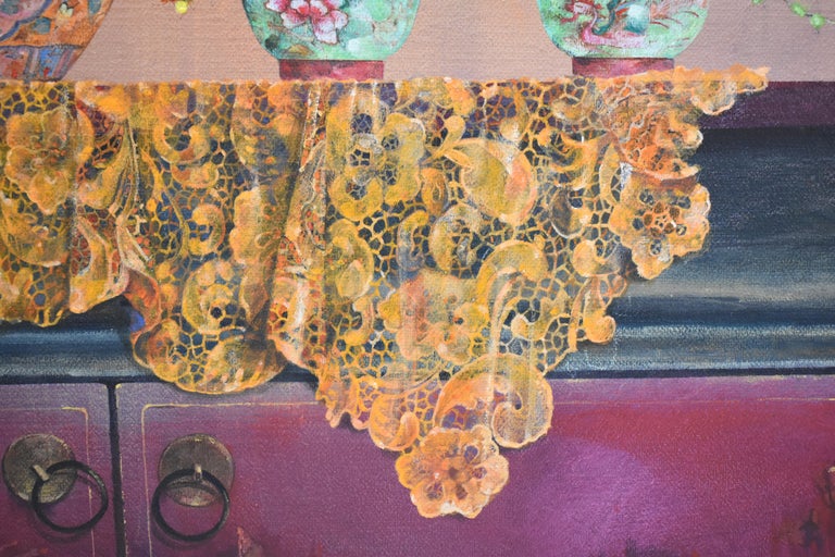 Yap Chin Hoe - "Making Memories V", Peranakan Baba Nyonya ceramic ...