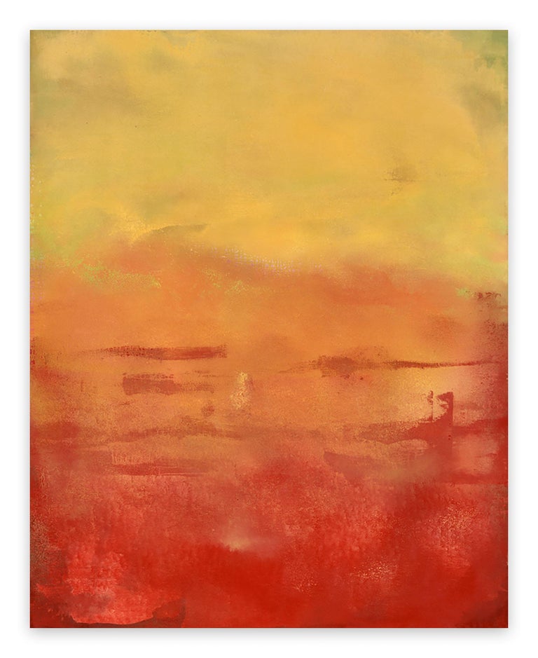 Yari Ostovany - Conference of the Birds 68 (Abstract Painting) For Sale ...