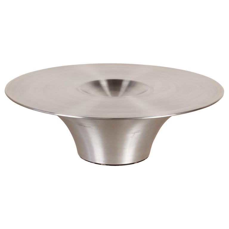 Yasuhiro Shito for Cattelan Stainless Steel "Alien" Coffee Table at 1stDibs