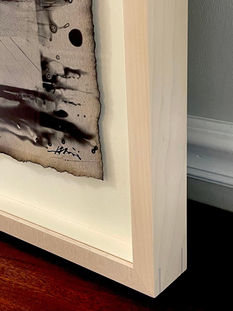 Yasuomi Hashimura - Meditation, Ryoanji Temple: black and white sepia ...