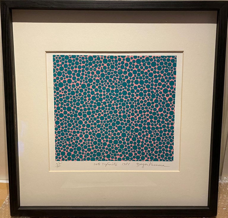 Yayoi Kusama - Dots Infinity (1986). Screenprint. Limited Edition 52/ ...