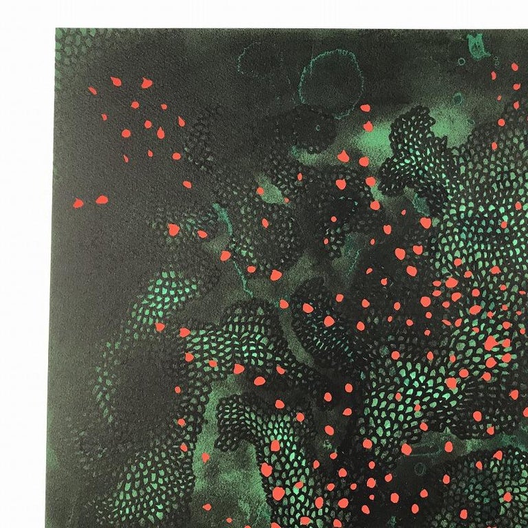 Yayoi Kusama - Fireflies (1999). Screenprint. Limited Edition 26/100 by ...
