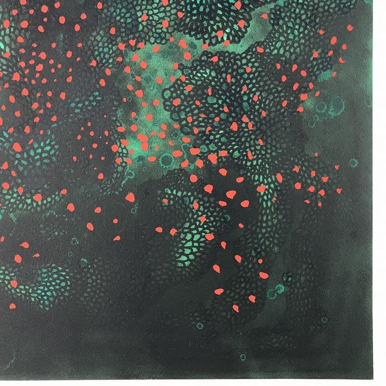Yayoi Kusama - Fireflies (1999). Screenprint. Limited Edition 26/100 by ...
