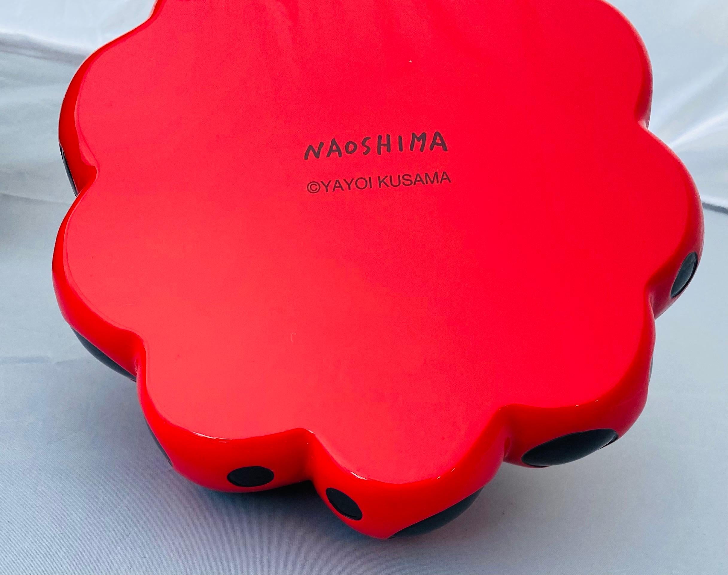 Yayoi Kusama - Yayoi Kusama Pumpkin (Kusama Red and Black pumpkin) For ...