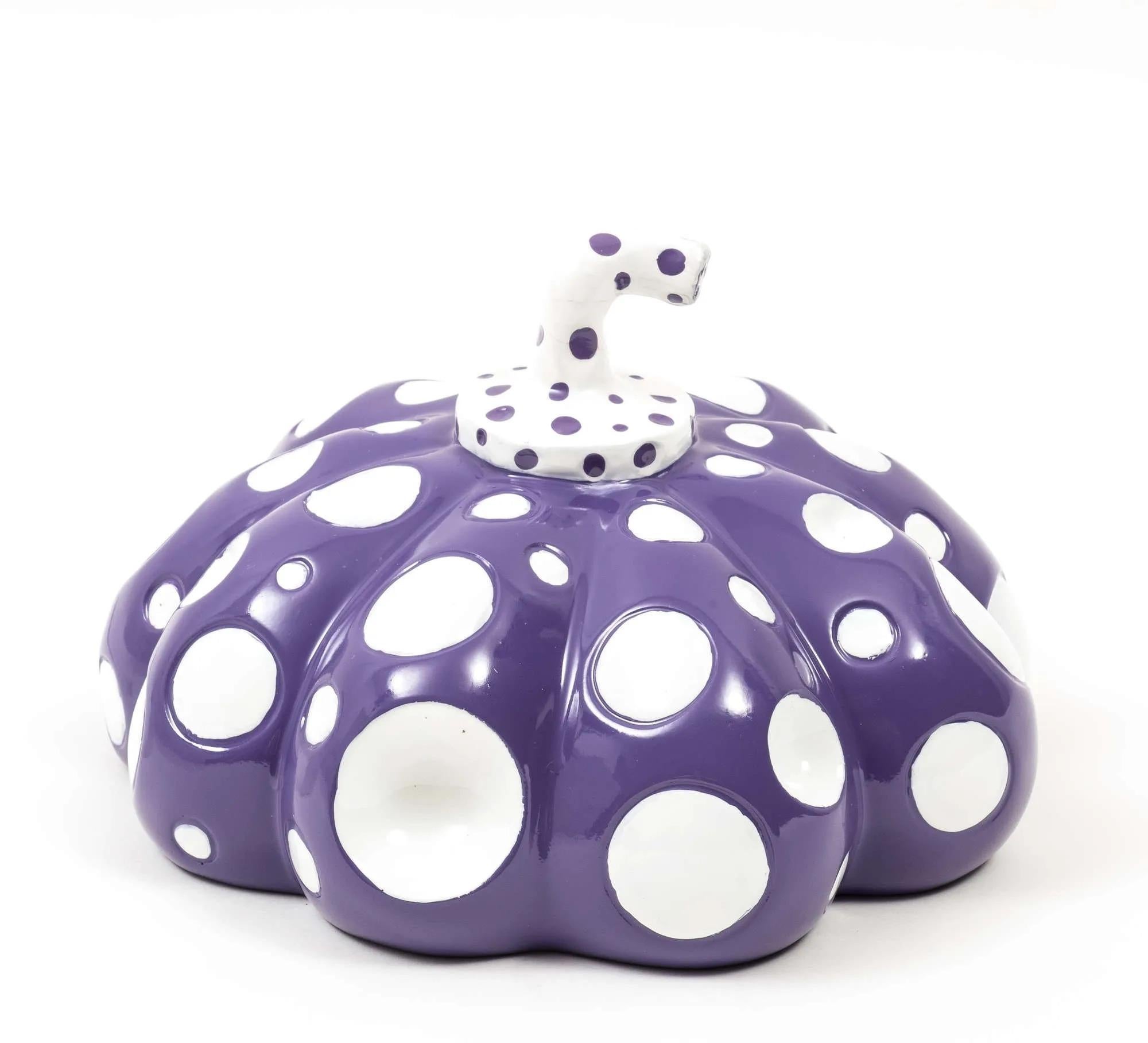 Yayoi Kusama - Pumpkin Cast Resin Figure - Naoshima, Purple by Yayoi ...