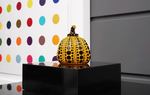 Yayoi Kusama - Yayoi Kusama 'Pumpkin' Set of Two Pop Art Resin ...