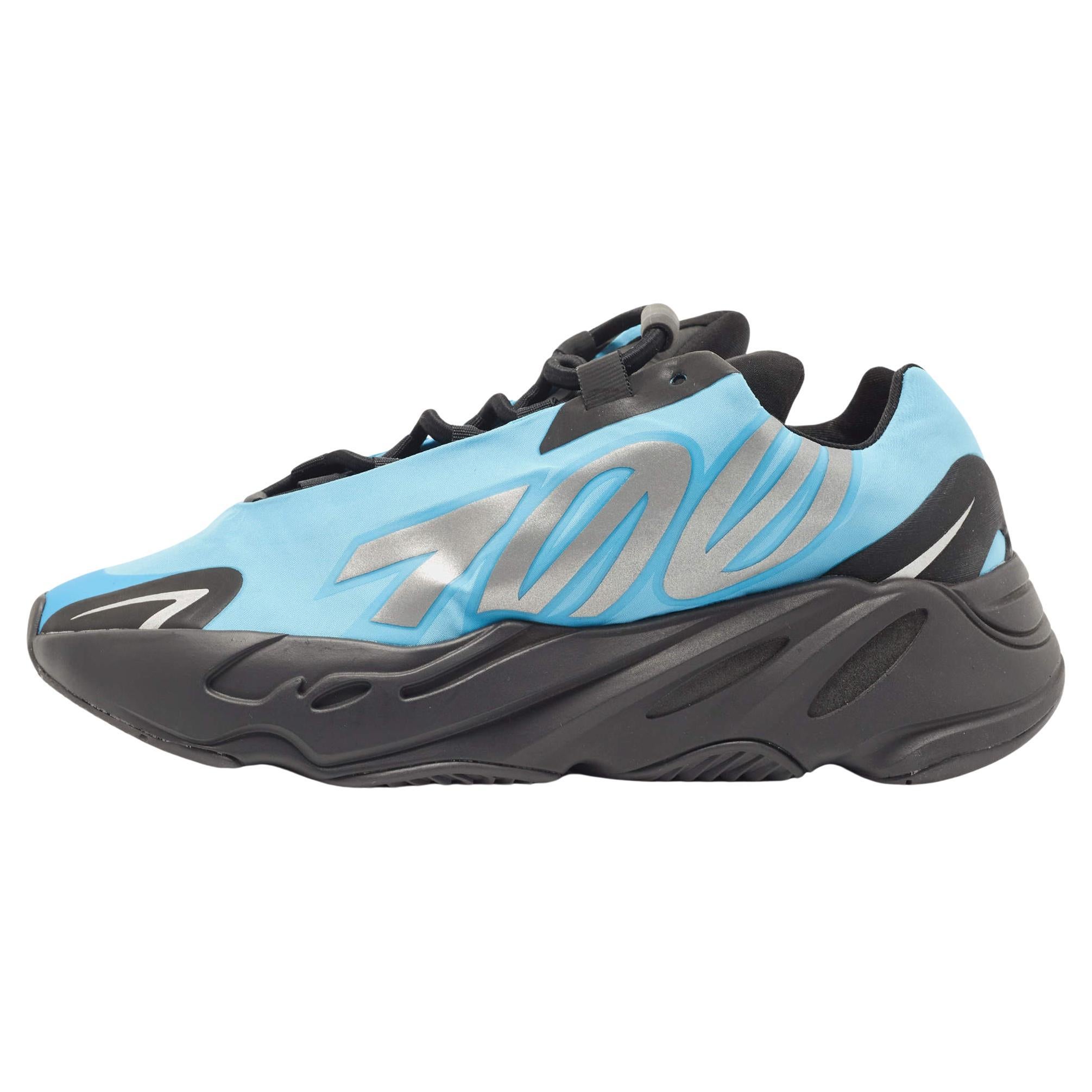 Yeezy x Adidas Blue/Black Nylon Boost 700 MNVN Sneakers Size 39 1/3 For ...