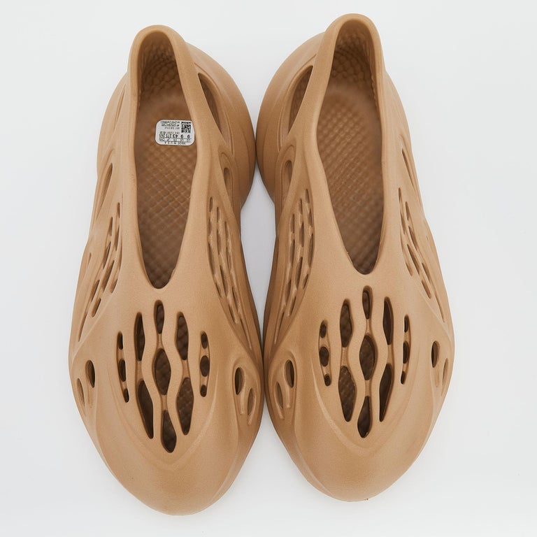 Yeezy x Adidas Ochre Rubber Foam RNNR Sneakers Size 43 at 1stDibs